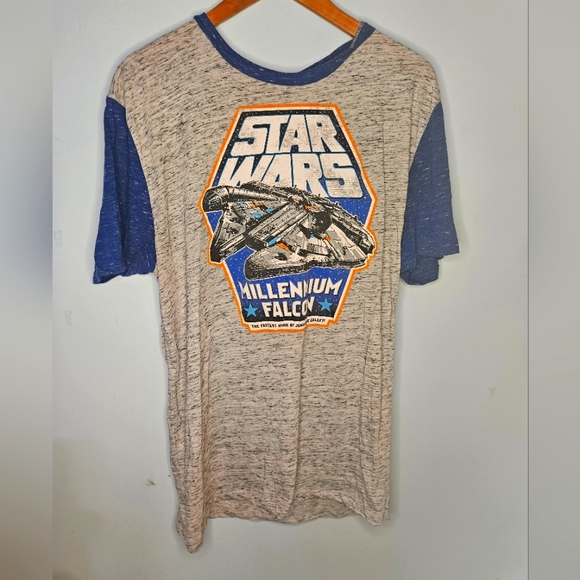 Star Wars | Tops | Rare Star Wars Melenium Falcon T Shirt | Poshmark
